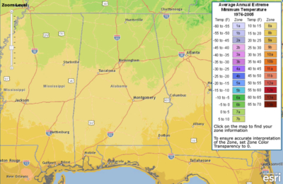 Alabama Gardening Basics: USDA Hardiness Zones & Frost Dates | Plant ...